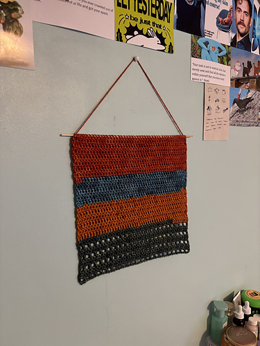Ravelry: Scrap Yarn Jewelry Organizer pattern by Caroline O'Leary