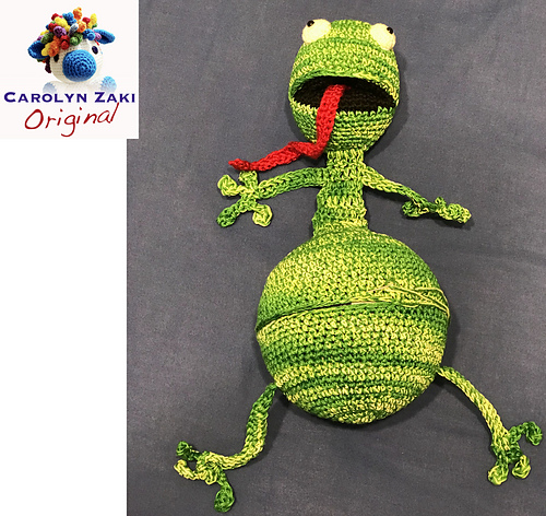 Ravelry: Squashed Frog Door Stopper pattern by Carolyn Zaki
