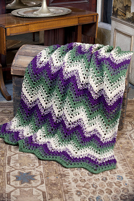 Ravelry: Woodland Waves Afghan pattern by Carrie Carpenter