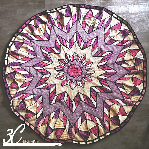 Ravelry: Leadlight Afghan Blanket pattern by Sue Stapleton