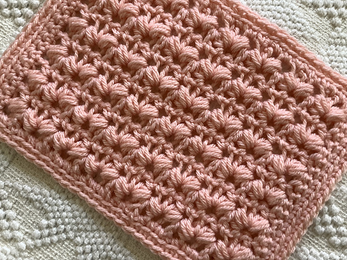 Ravelry: Slanted Puff Shell Stitch Section pattern by Marie Segares