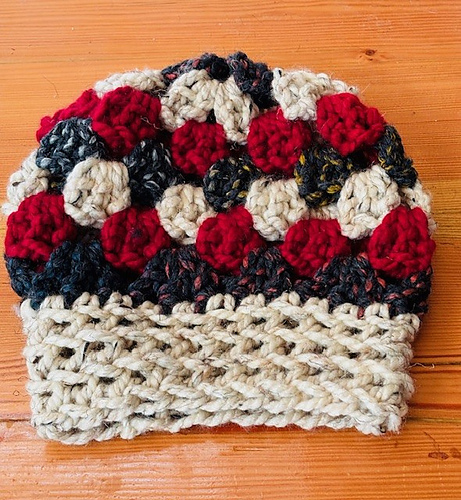 Ravelry: Chunky Granny Stripe Beanie pattern by Pam Carr