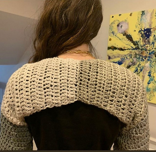 Ravelry: Samantha Sleeves Shrug pattern by Pam Carr
