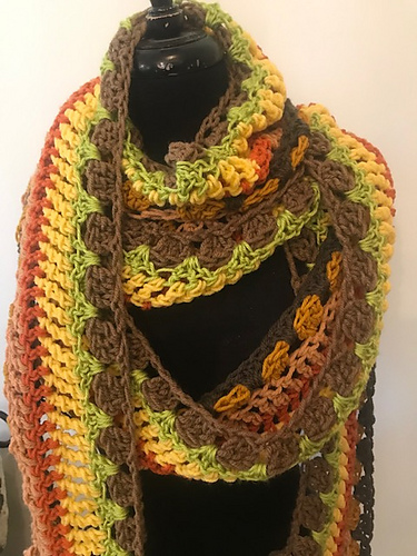 Ravelry: The Happy Hippy Scarf pattern by Pam Carr