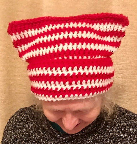 Ravelry: Simple Striped Cat Hat pattern by Pam Carr