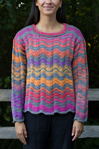 Ravelry: Wave Pullover pattern by Deborah Newton