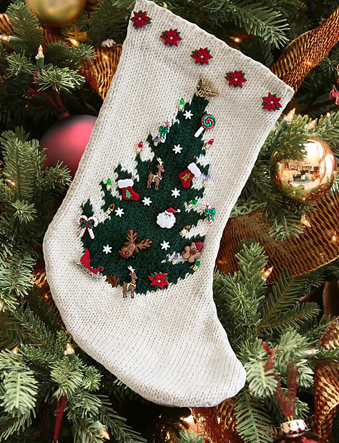 Ravelry: O Christmas Tree Stocking pattern by Susie Bonell