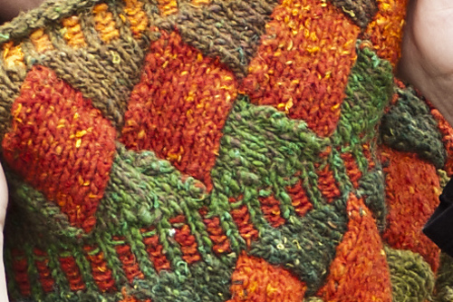 Ravelry: Dancing Entrelac Cowl pattern by Elizabeth Bartlett