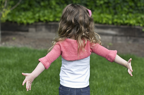 Ravelry: Ruffle Cuffed Shrug pattern by Jill Ramos