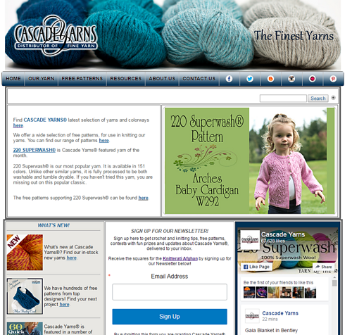 Ravelry: Cascade Yarns® Website - patterns