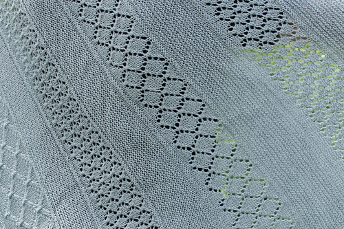 Ravelry: Lattice Sampler Shawl pattern by Jennifer Weissman
