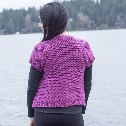 Ravelry: Red Violet Vest pattern by Cheryl Beckerich