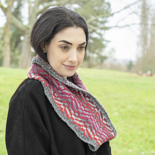 Ravelry: Fire and Smoke Cowl pattern by Kyle Kunnecke