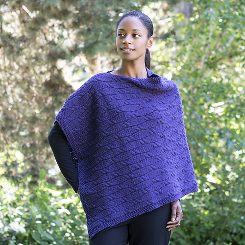 Ravelry: Deep Purple Poncho pattern by Shannon Dunbabin
