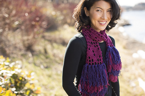 Ravelry: Waterfall Scarf pattern by Kristen Stoltzfus