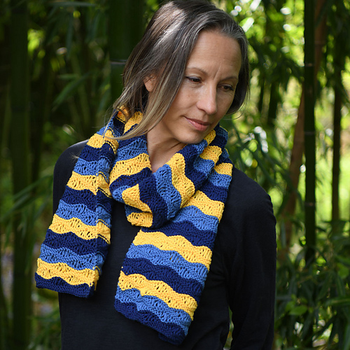 Ravelry: Sailing Day Scarf pattern by Shannon Dunbabin