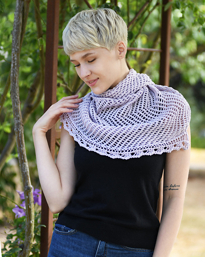 Ravelry: Asymmetrical Shawlette pattern by Shannon Dunbabin