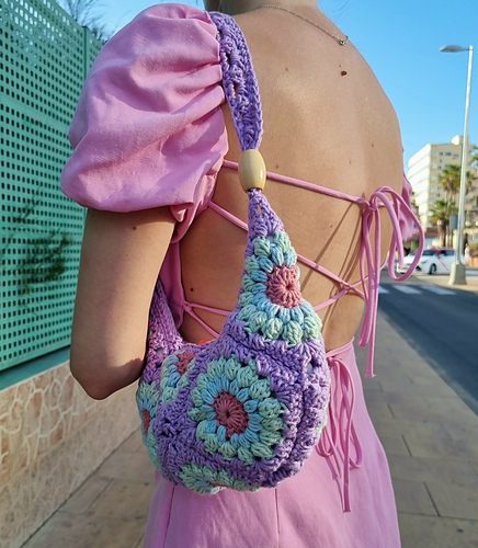 Ravelry: Arizona Boho Shoulder Bag pattern by Casey Crochet