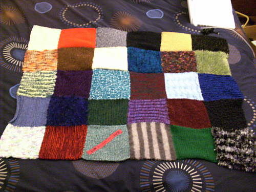Ravelry: Random Patchwork Blanket pattern by Lotte Lodge