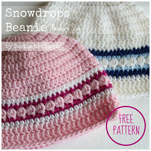 Ravelry: Snowdrops Beanie pattern by Elizabeth Castle