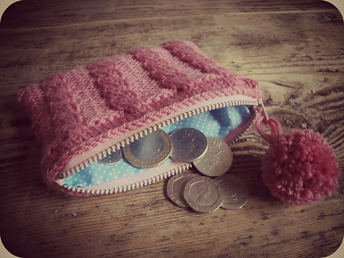 Ravelry: Easy Peasy Cable Knit Purse pattern by Catherine Graham-Evans