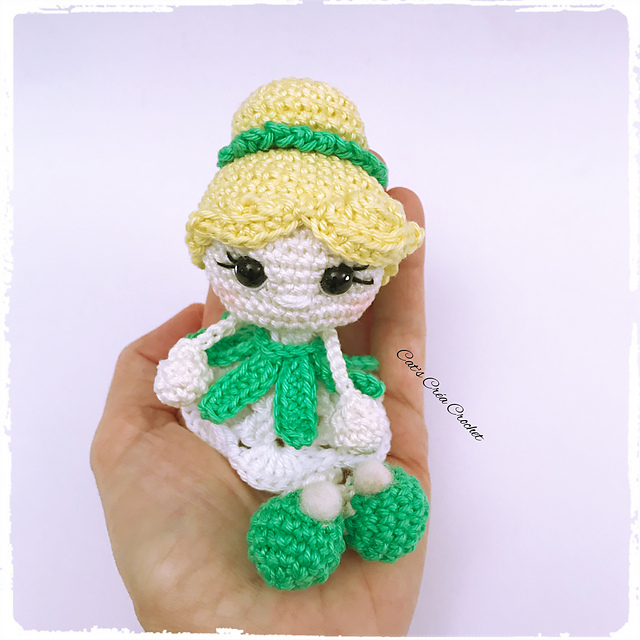 Ravelry: Mini Fée Clochette pattern by Cat's Créa Crochet
