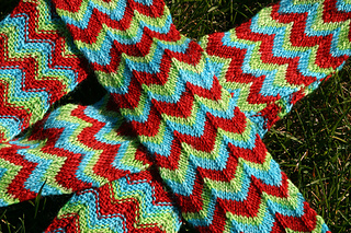 Ravelry: Celestial's Tri-Colored Chevron