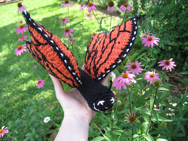 Ravelry: Monarch Butterfly Crochet Amigurumi pattern by Celeste Frocke