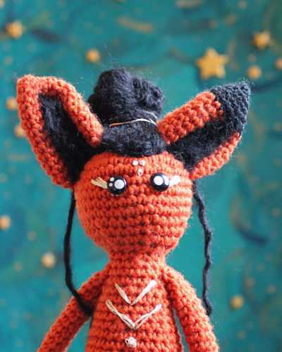 Ravelry: Le renard Kitsune pattern by Veyry Marion