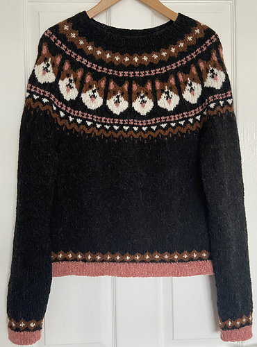 Ravelry: Corgi Sweater | Christmas Winter Design pattern by Rose Marinne