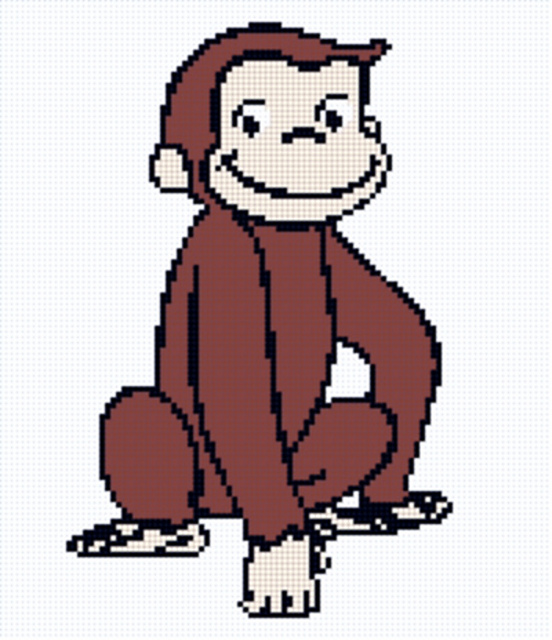 Ravelry: Monkey Graph - Curious George pattern by Angela Davis