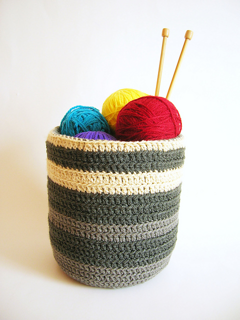 Ravelry: Crochet container pattern by Maria Isabel