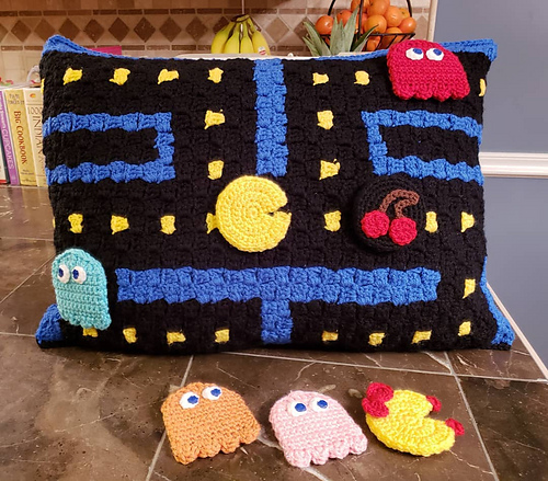 Ravelry: PacMan CAL Blanket pattern by Chaos And Chop Suey
