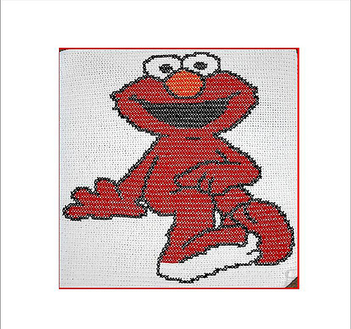 Ravelry: CharacterCrochet's Elmo Baby Blanket