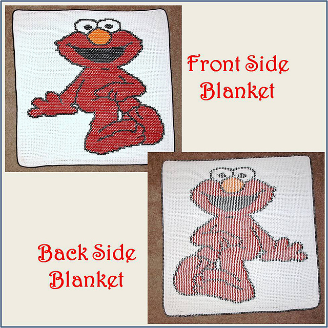 Ravelry: CharacterCrochet's Elmo Baby Blanket