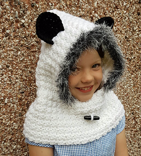 Ravelry: Panda Hood pattern by Charlotte's Crafty Attic
