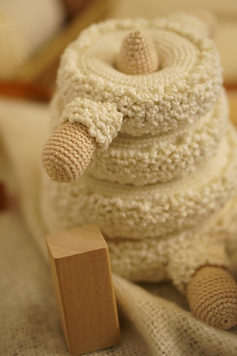 Ravelry: Baby Sheep Stacking Toy pattern by Malgorzata Lizak