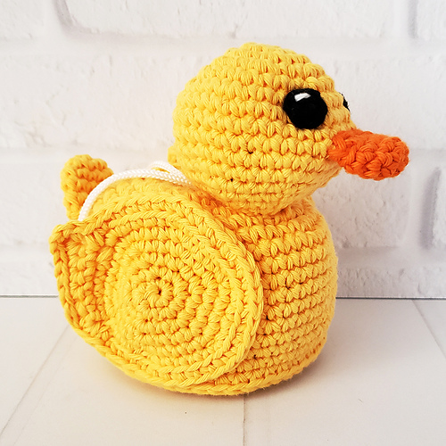 Ravelry: Darla the Duck Scrubby Amigurumi pattern by Charlyn Smith