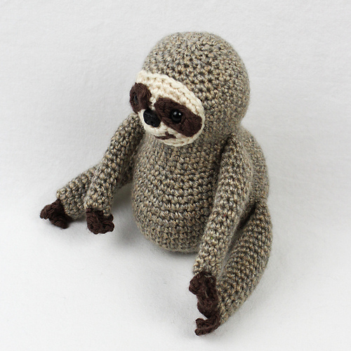 Ravelry: Samson the Cyborg Sloth Amigurumi pattern by Charlyn Smith