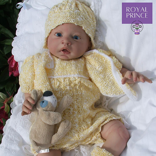 Ravelry: Royal Prince Baby Romper Set pattern by Cherished Designs UK