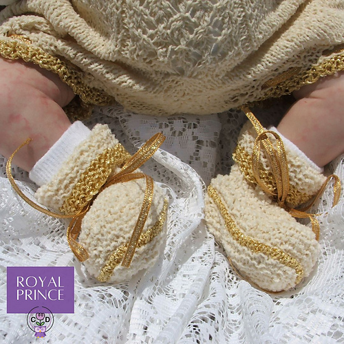 Ravelry: Royal Prince Baby Romper Set pattern by Cherished Designs UK