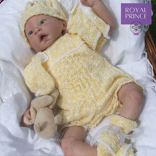 Ravelry: Royal Prince Baby Romper Set pattern by Cherished Designs UK