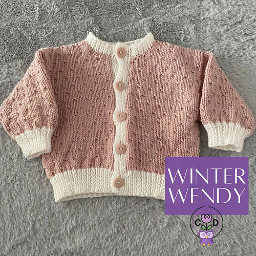 Ravelry: Winter Wendy Baby Cardigan Set pattern by Cherished Designs UK