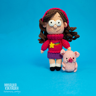 Ravelry: Mabel cute doll with pig pattern by Emiliya Chernova
