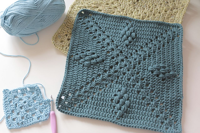 Ravelry: Compass Points Square pattern by Sandra Paul