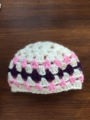 Ravelry: Granny Stitch Baby Beanie pattern by Cherry and Crochet