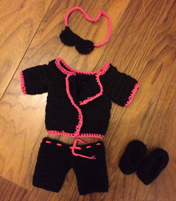 Ravelry: 18 Inch Doll Smart Sleepwear Set/Pyjamas pattern by Cherry and ...