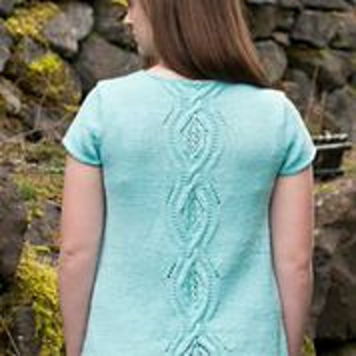 Ravelry: Aqua A-Line Top pattern by Cheryl Beckerich