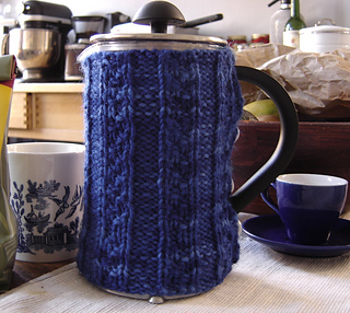 Ravelry: A French Press Cozy For Jenny pattern by Mary Townsend
