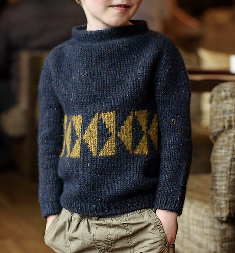 Ravelry: Rhombus Pullover pattern by Nelly Solovey